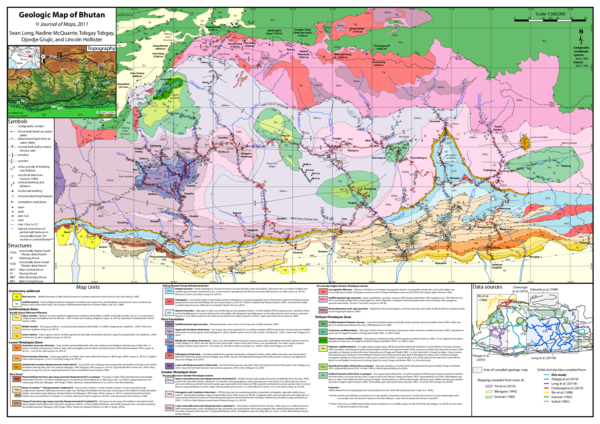 (PDF) Geologic Map of Bhutan