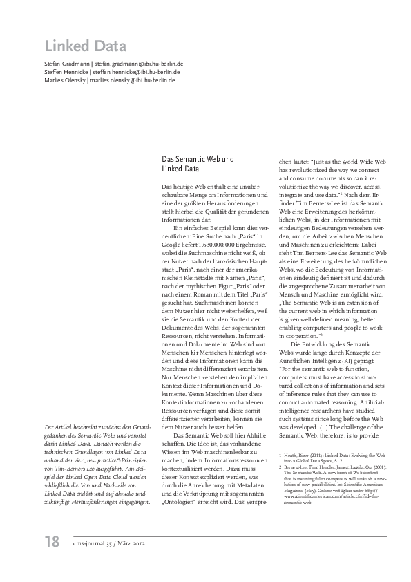 (PDF) Linked Data