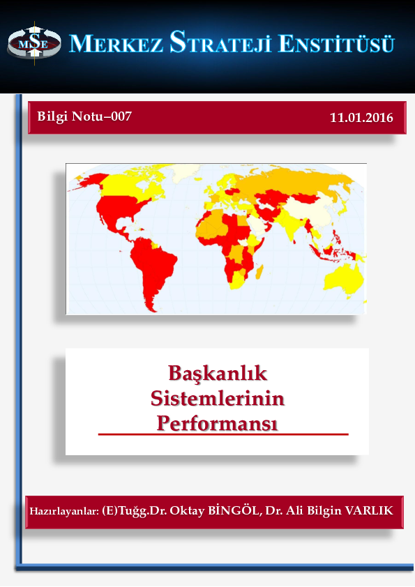 (PDF) MSE Bilgi Notu-007: Başkanlık Sistemlerinin Performansı