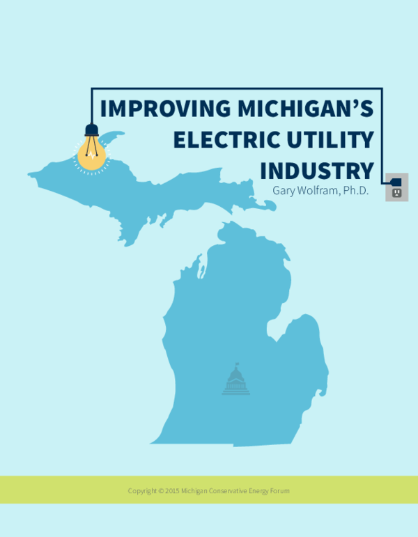 (PDF) Improving Michigan's Electric Utility Industry