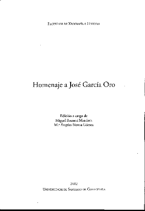 (PDF) La vida doméstica del clero rural gallego a finales del Antiguo ...