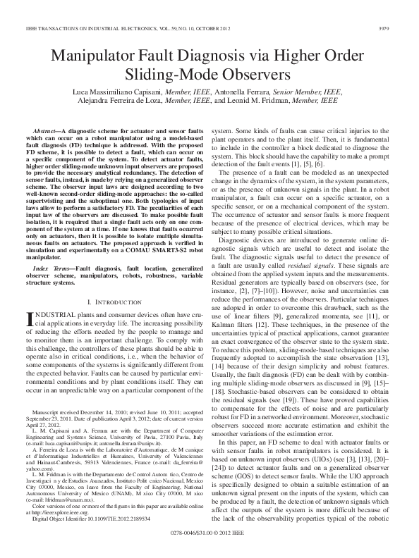Pdf Adaptive Second Order Sliding Mode Controller For A Twin Rotor Multi Input Multi Output