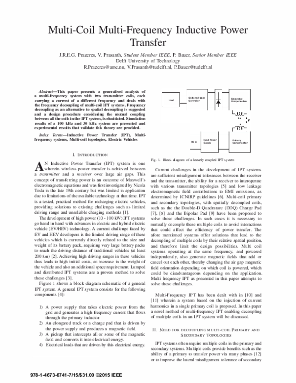 (PDF) Multi-Coil Multi-Frequency Inductive Power Transfer