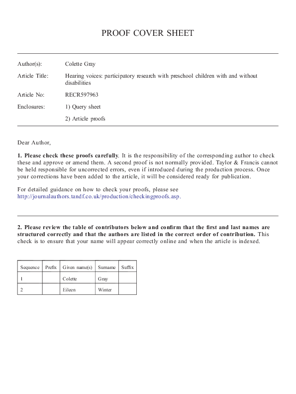 (PDF) PROOF COVER SHEET