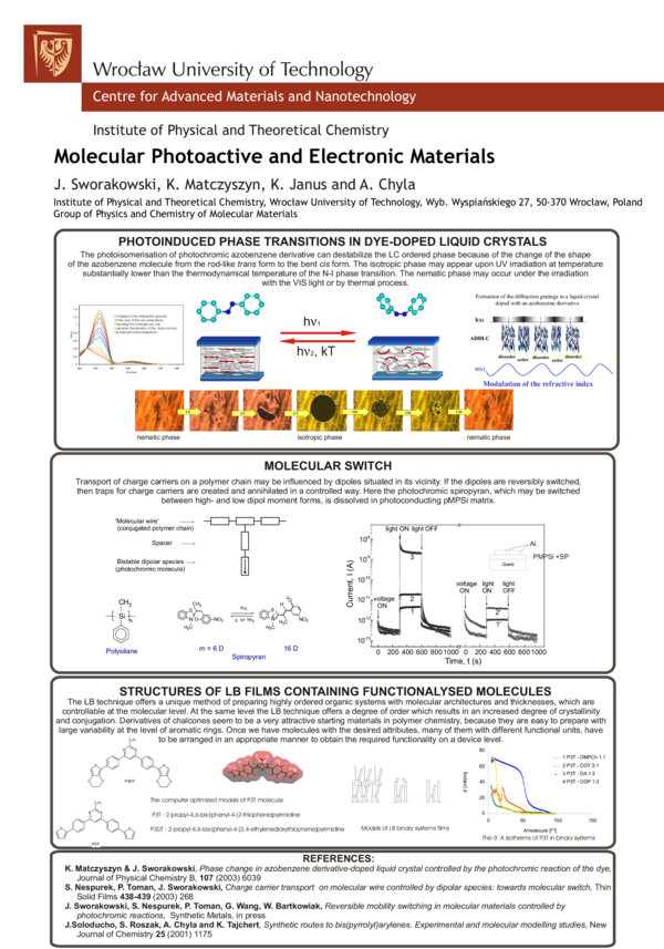 (PDF) Molecular Photoactive and Electronic Materials