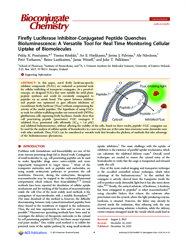 (PDF) A novel luminescent biosensor for rapid monitoring of IP3 by ...