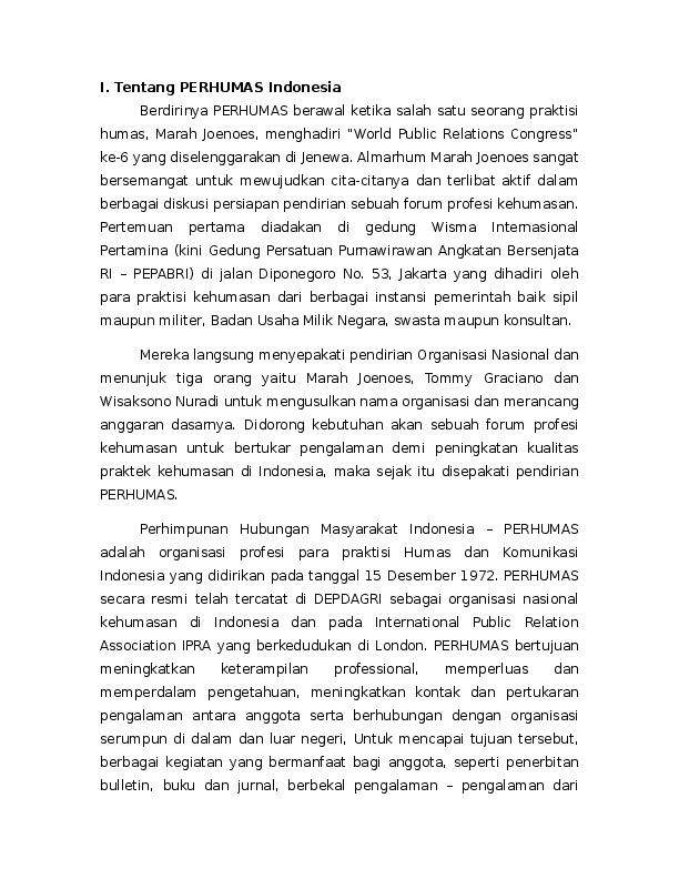 (DOC) Kode etik Humas pemerintahan