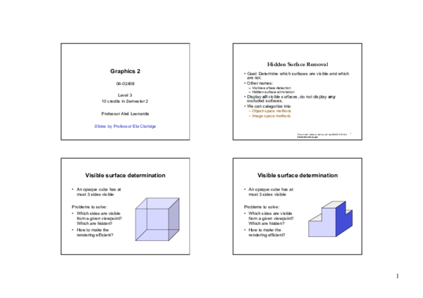 (PDF) 15 Hidden Surface
