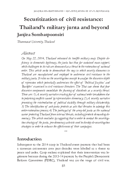 Military Junta Examples