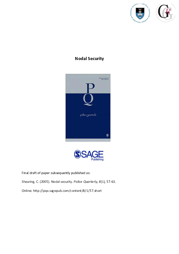 (PDF) Nodal Security
