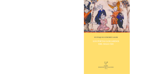 (PDF) EUSTAQUIO SÁNCHEZ SALOR, LOS POETAS GOLIARDOS DEL SIGLO XII