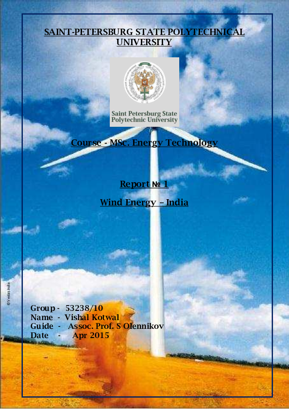 (PDF) Development of Wind Energy in India