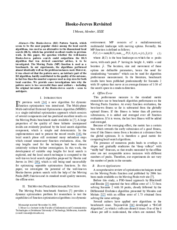 (PDF) Hooke-Jeeves revisited