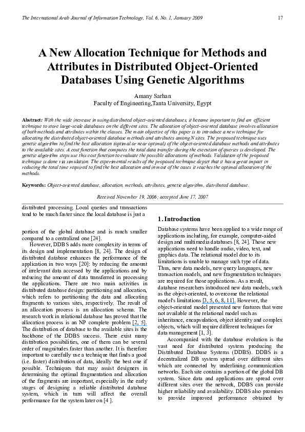 (PDF) A New Allocation Technique for Methods and Attributes in ...