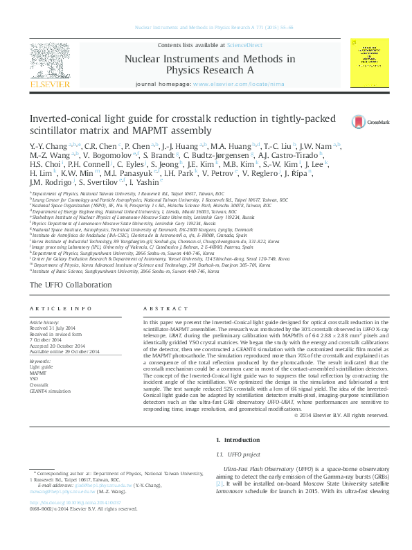 (PDF) Inverted-conical light guide for crosstalk reduction in tightly ...