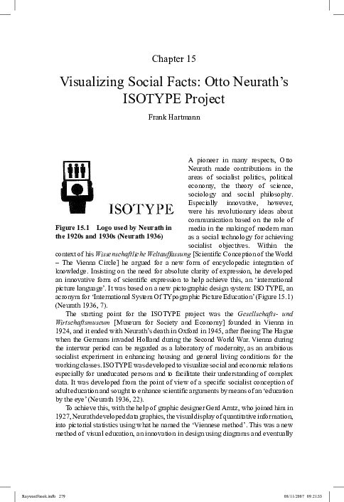 (PDF) Visualizing Socal Facts: Otto Neurath's ISOTYPE Project