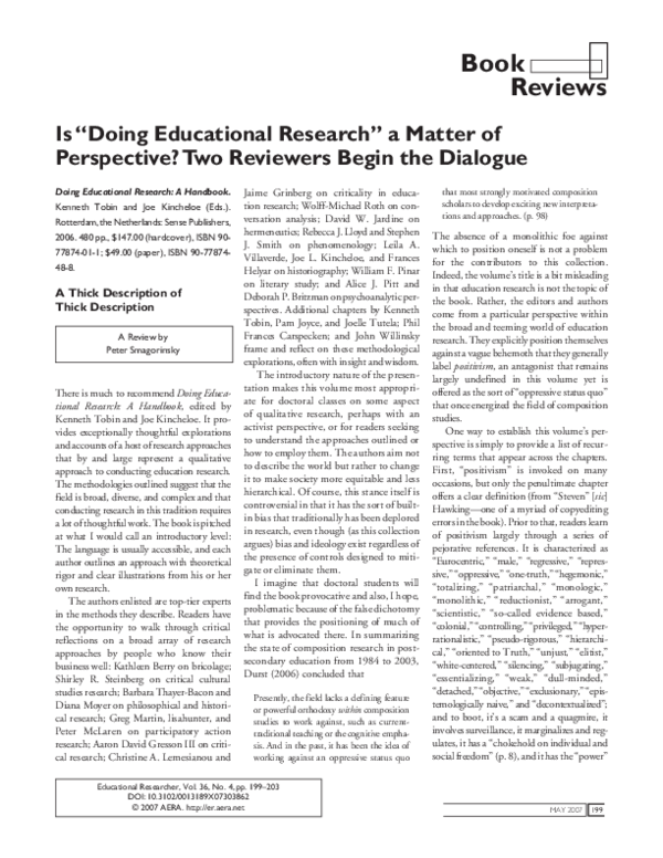 (PDF) A Thick Description of Thick Description