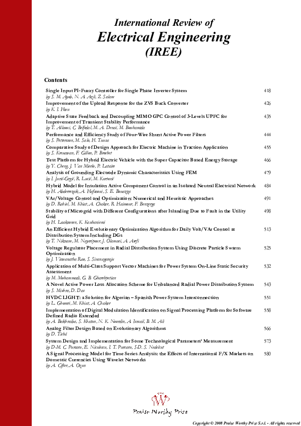 Pdf A Novel Active Power Loss Allocation Scheme For Unbalanced Radial