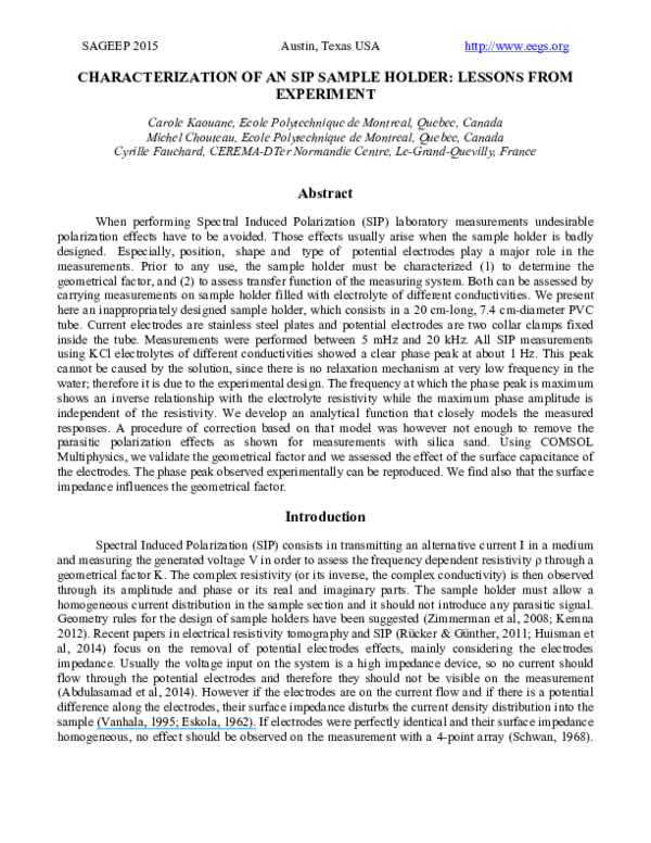 (PDF) Lessons from Experiment-Extended Abstract (corrected version)