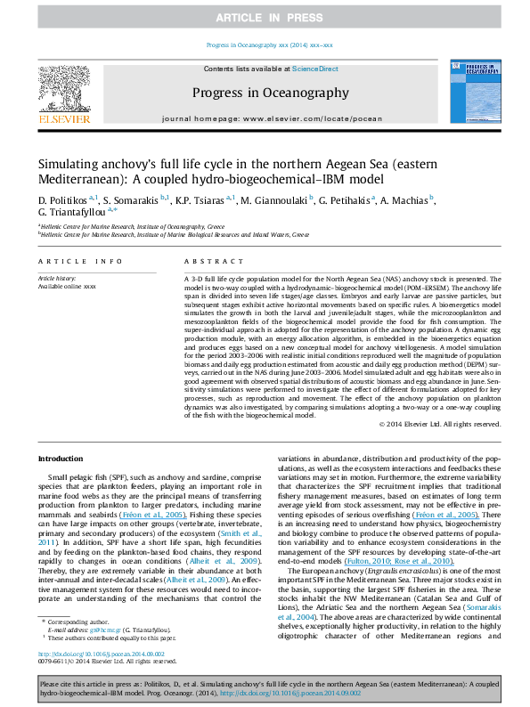(PDF) Simulating anchovy’s full life cycle in the northern Aegean Sea ...