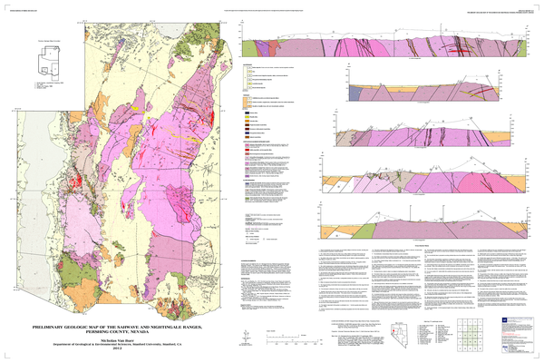 (PDF) Preliminary Geologic Map of the Sahwave and Nightingale Ranges ...