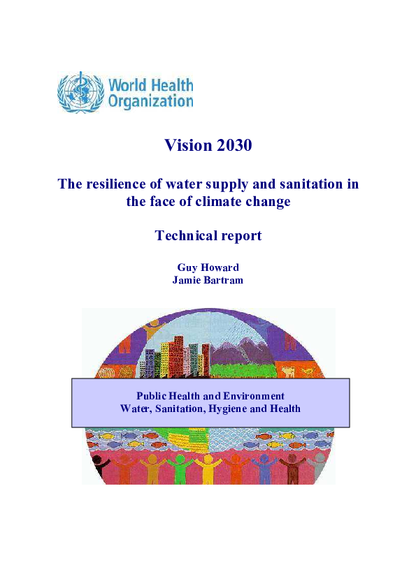 (PDF) Vision 2030: The Resilience of Water Supply and Sanitation in the ...