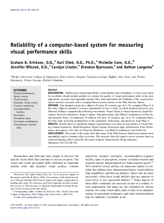 (PDF) Reliability of a computer-based system for measuring visual ...