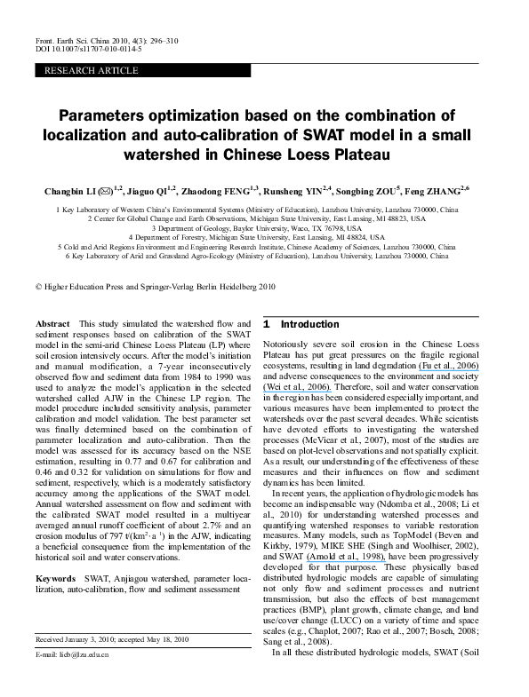(PDF) Parameters optimization based on the combination of localization ... (PDF) Parameters optimization based on the combination of localization ...