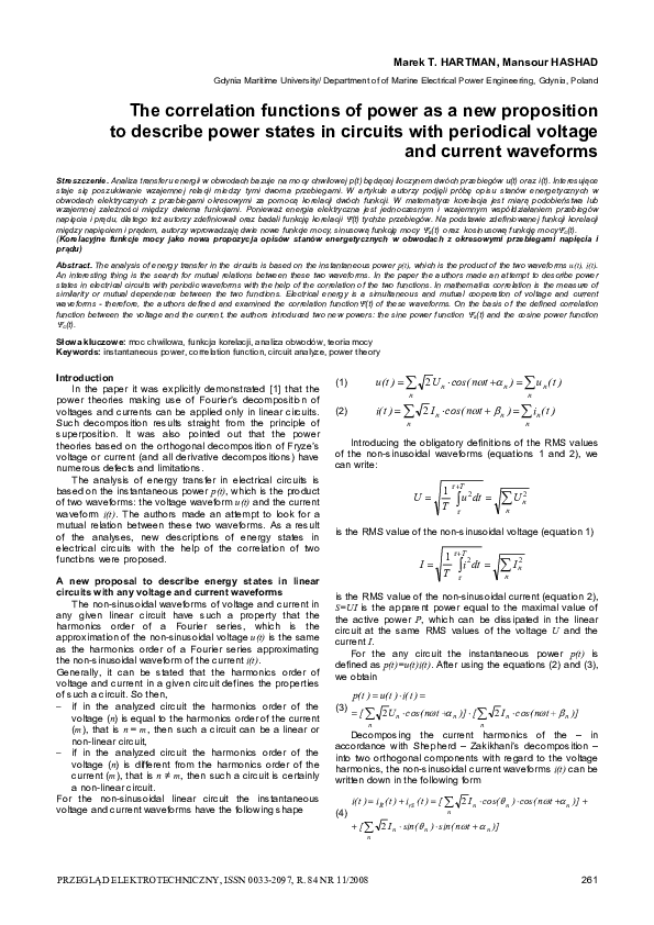 (PDF) The correlation functions of power as a new proposition to ...
