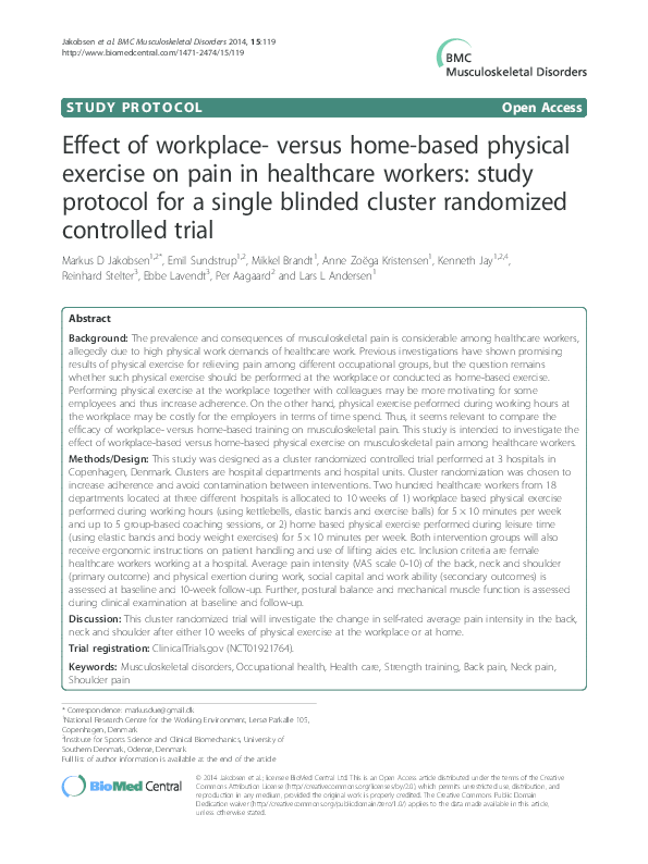 (PDF) An Exploratory Study on the Physical Activity Health Paradox ...