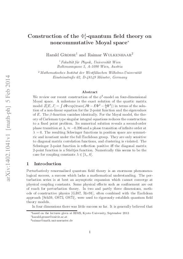 (PDF) Construction of the Phi^4_4-quantum field theory on noncommutative Moyal space
