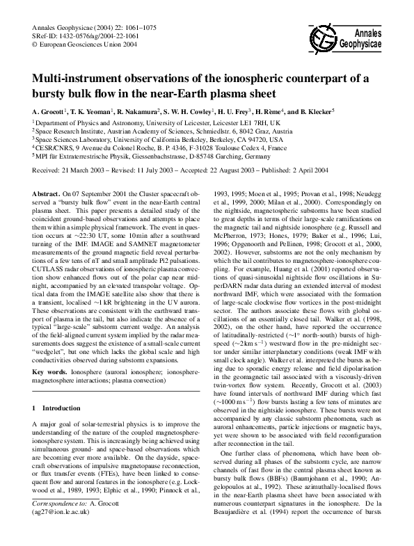 (PDF) Multi-instrument observations of the ionospheric and plasmaspheric density structure
