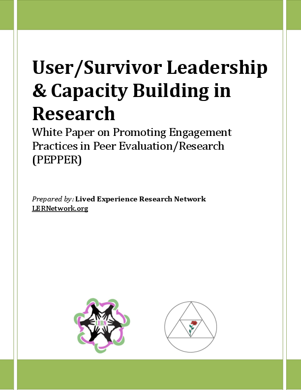 (PDF) User/Survivor Leadership & Capacity Building in Research: White ...