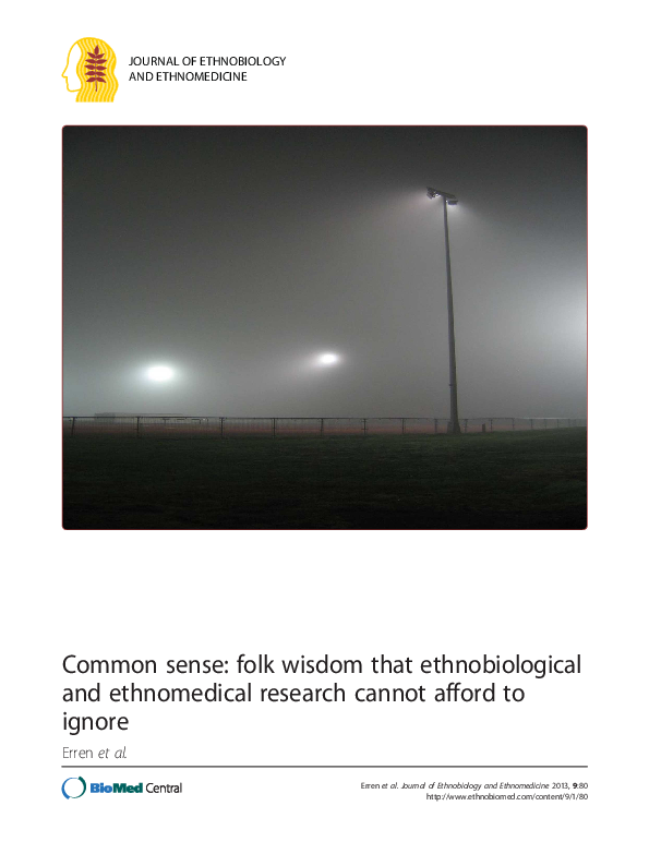 (PDF) Common sense: Folk wisdom that ethnobiological and ethnomedical ...