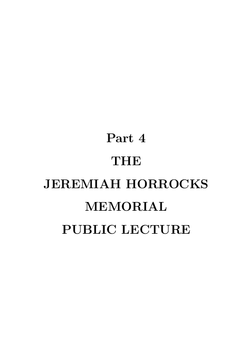 (PDF) Our Galaxy in three-dimensions: the Jeremiah Horrocks Memorial ...