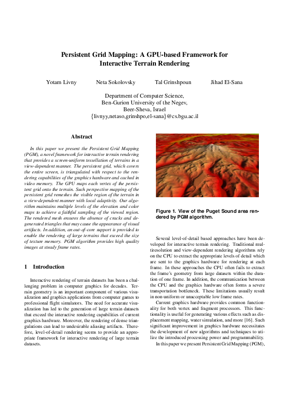 Pdf Persistent Grid Mapping A Gpu Based Framework For Interactive
