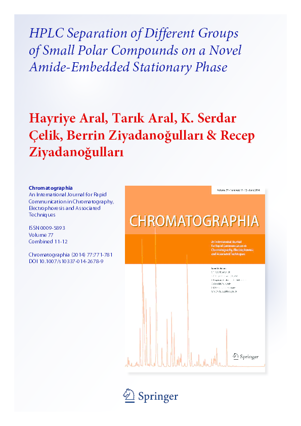 (PDF) HPLC Separation of Different Groups of Small Polar Compounds on a ...