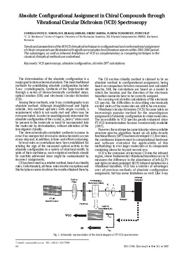 (PDF) Absolute Configurational Assignment in Chiral Compounds Through ...