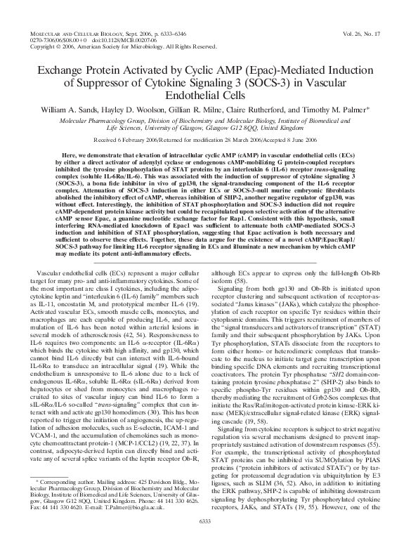 (PDF) Exchange Protein Activated by Cyclic AMP (Epac)-Mediated ...