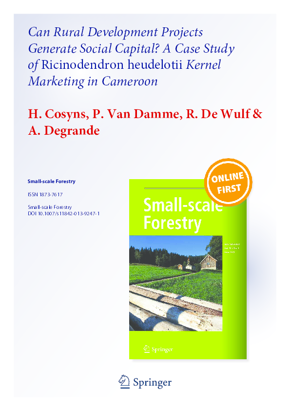 (PDF) Can Rural Development Projects Generate Social Capital? A Case ...