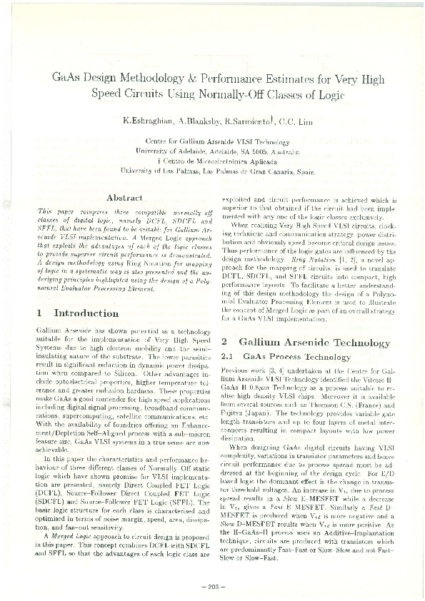 (PDF) GaAs design methodology & performance estimates for very high ...