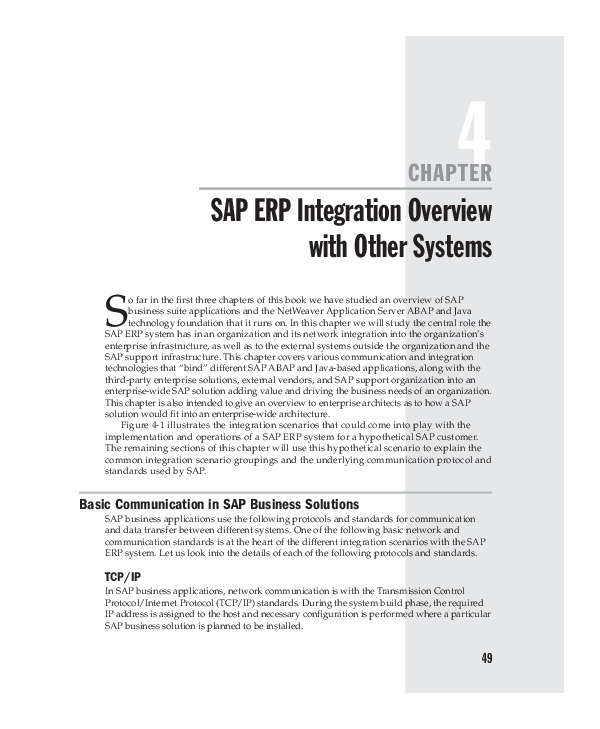 Pdf 4 Sap Erp Integration Overview With Other Systems