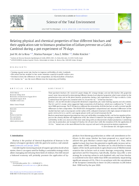 (PDF) Relating physical and chemical properties of four different ...