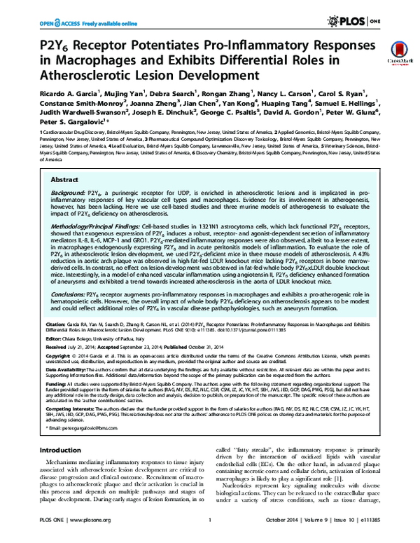 (PDF) P2Y6 Receptor Potentiates Pro-Inflammatory Responses in ...