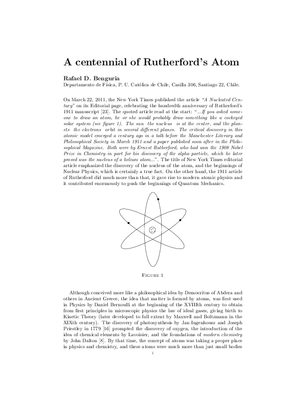 modèle de rutherford pdf