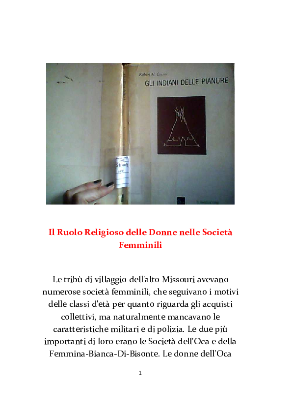Robert Lowie - Società, Tartaruga, Atira, presso i Nativi Americani