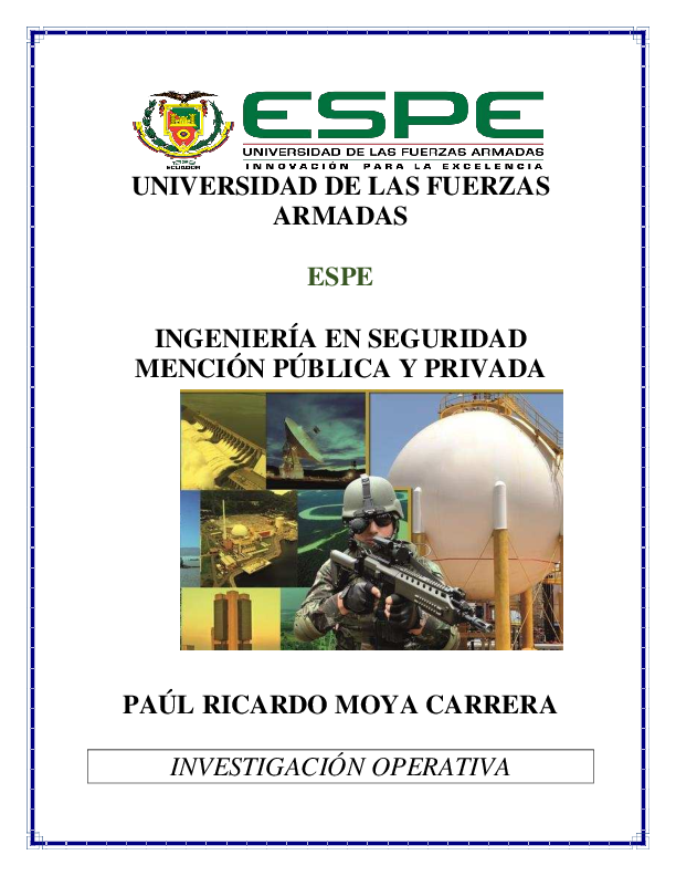 Pdf Universidad De Las Fuerzas Armadas Espe IngenierÍa En Seguridad