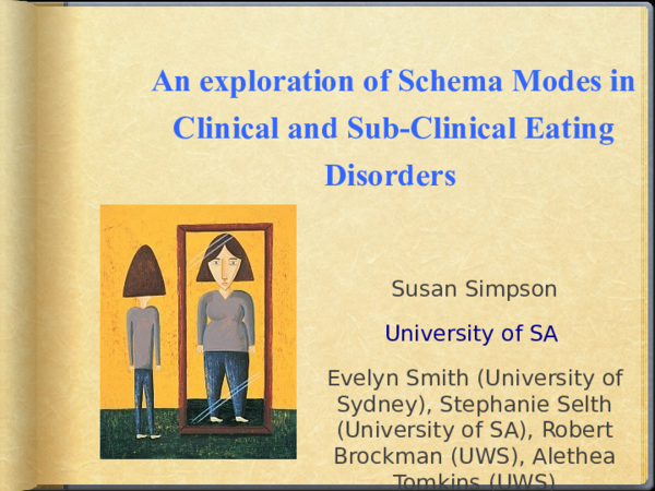 (PPT) An exploration of Schema Modes in Clinical and Sub-Clinical ...