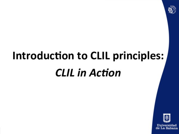 (PDF) Introduction to CLIL principles: CLIL in action