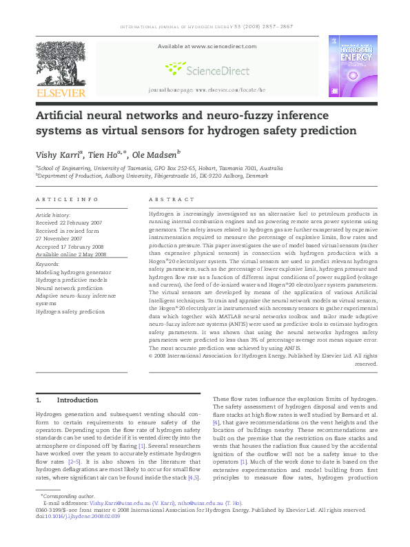 (PDF) Artificial neural networks and neuro-fuzzy inference systems as virtual sensors for ...